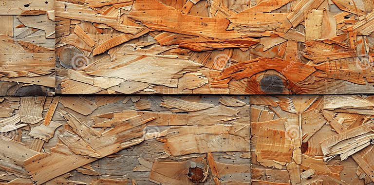 Seamless Light Brown Wood Particle Board Texture Tileable Pattern 3D ...