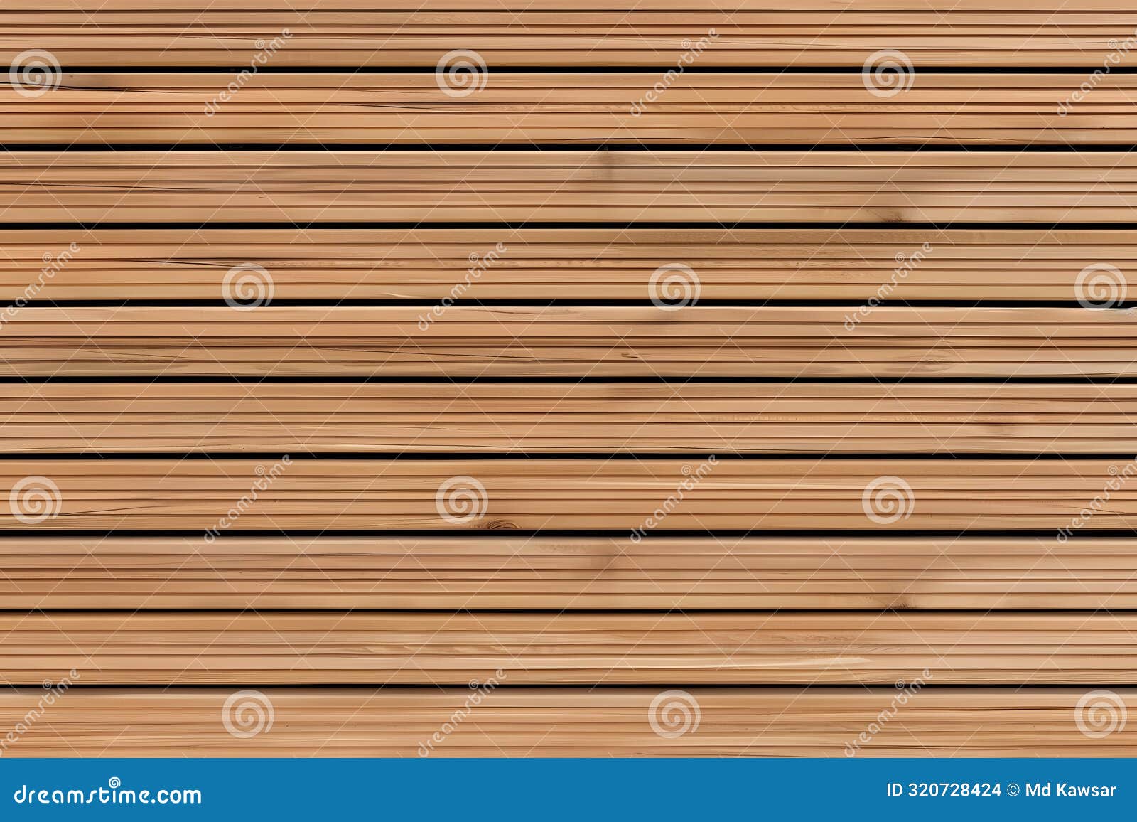 Seamless Light Brown Wood Slat Background Stock Illustration ...