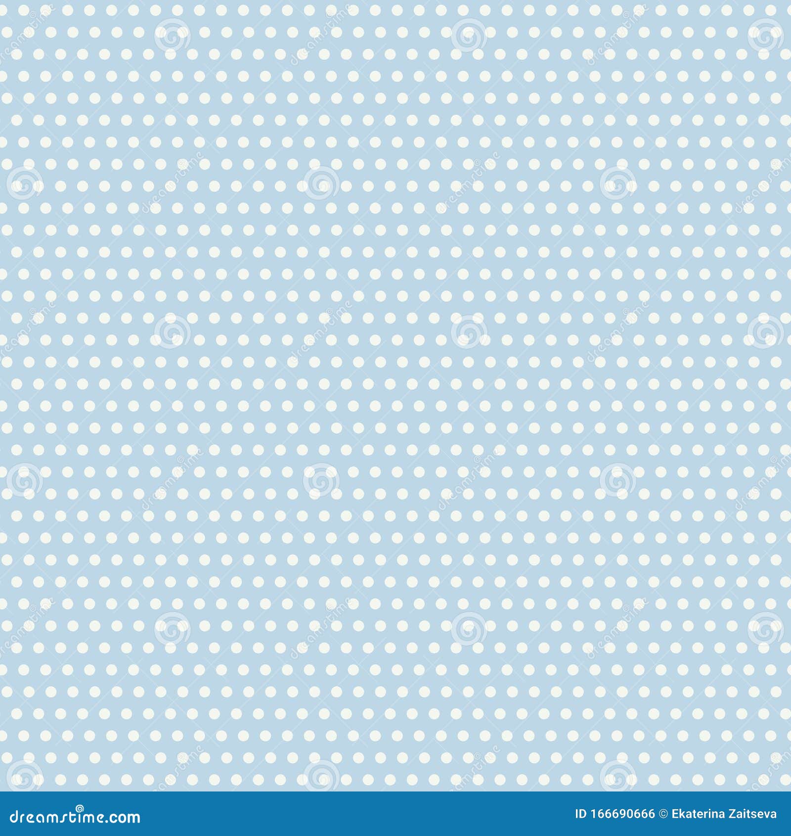 Seamless Light Gentle Mint Blue Vector Retro Pattern with Small White ...