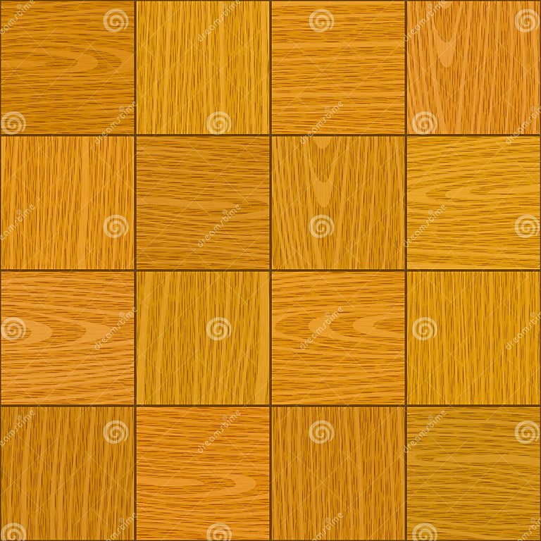 Seamless Light Oak Square Parquet Panel Texture Stock Vector ...