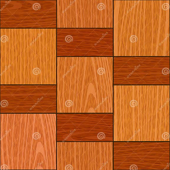 Seamless Light Oak Square Parquet Panel Texture Stock Vector ...