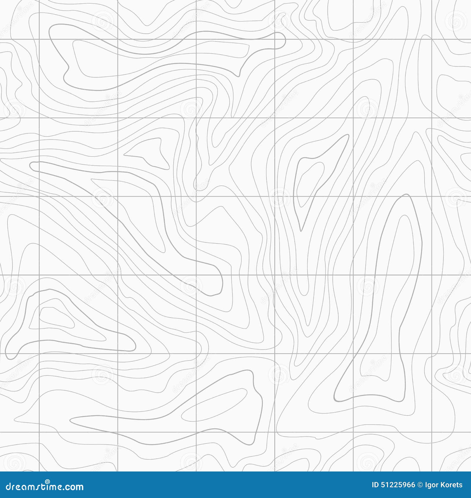 Seamless Light Topographic Map Stock Vector - Illustration of ...