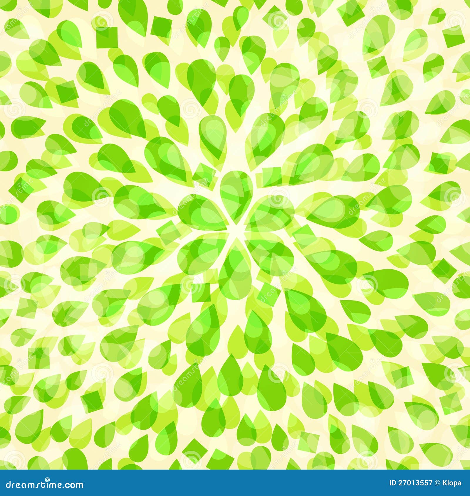 Seamless Lime Color Petal Pattern Stock Illustration - Illustration of ...
