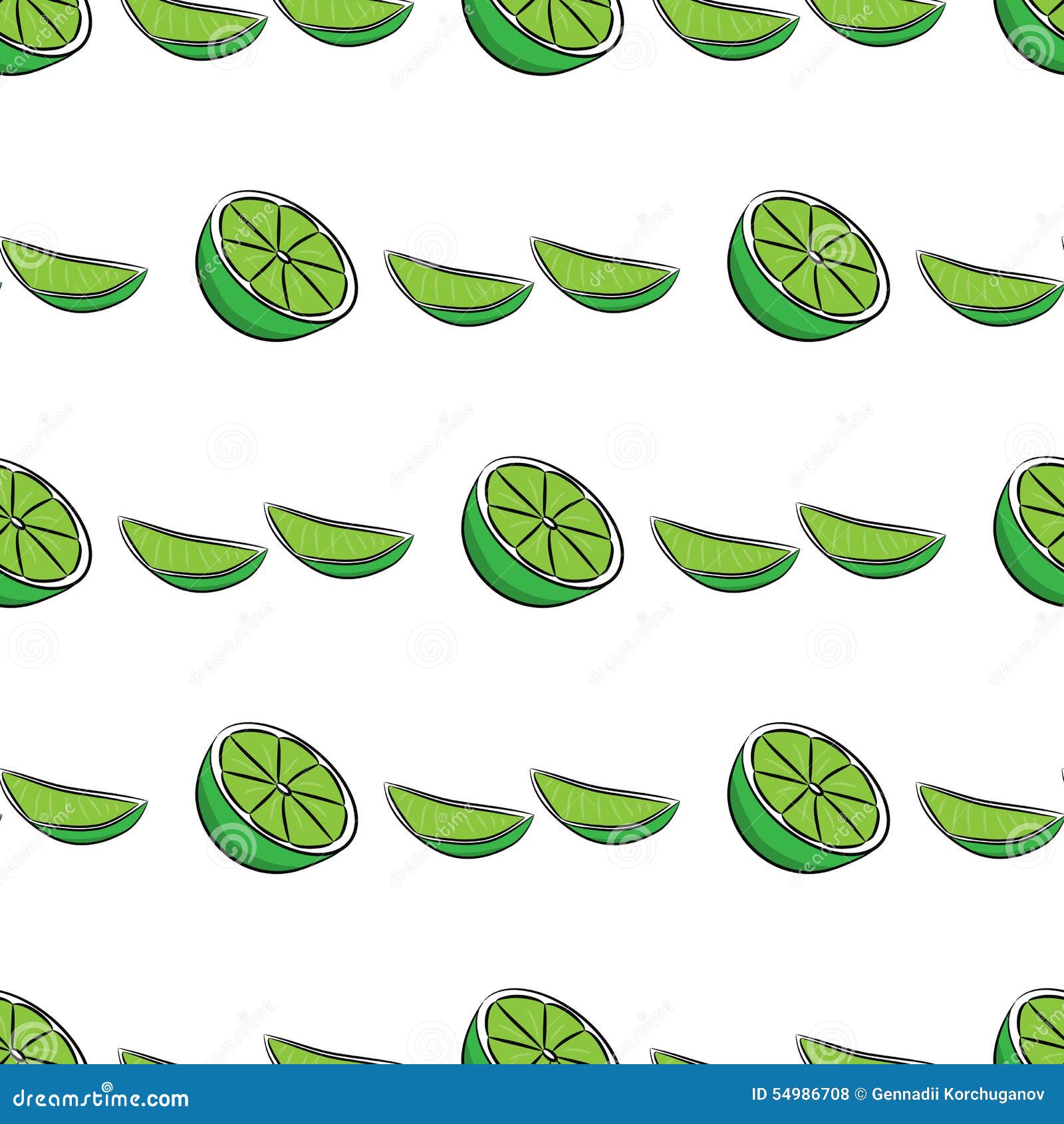 Seamless lime pattern stock vector. Illustration of grapefruit - 54986708