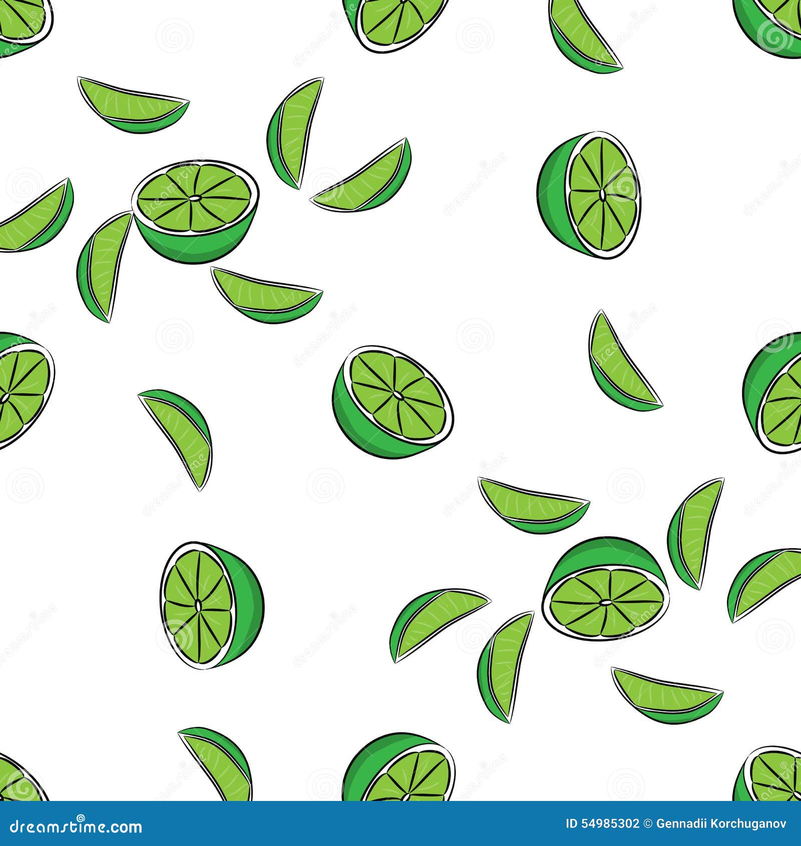 Seamless lime pattern stock vector. Illustration of health - 54985302