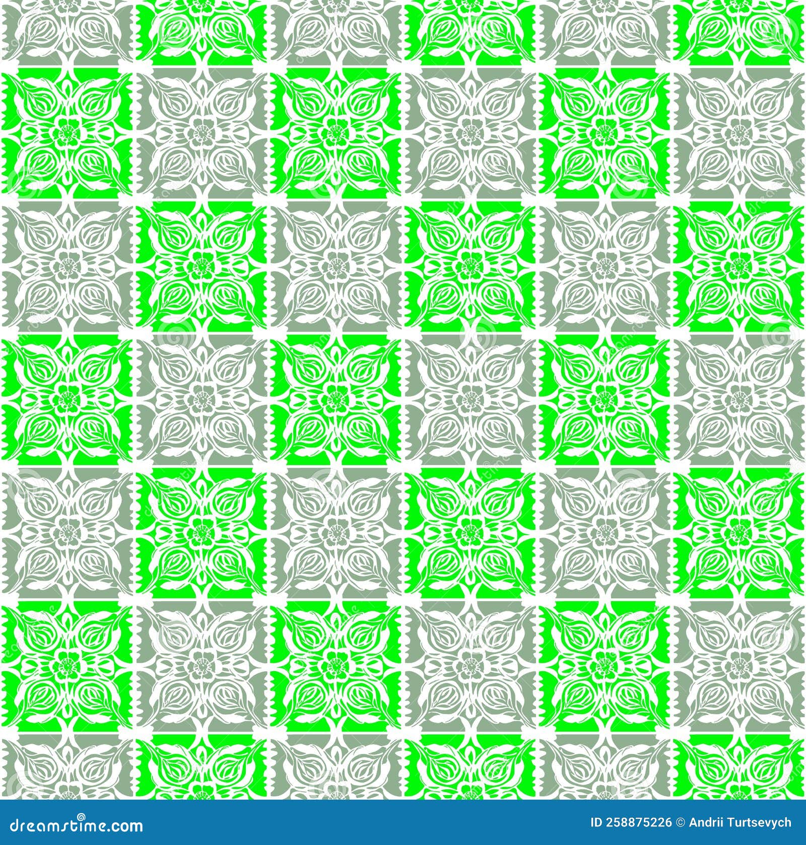 Seamless Vector Line Art Pattern Made of Flowers Checkerboard Effect ... Seamless Vector Line Art Pattern Made of Flowers Checkerboard Effect ...