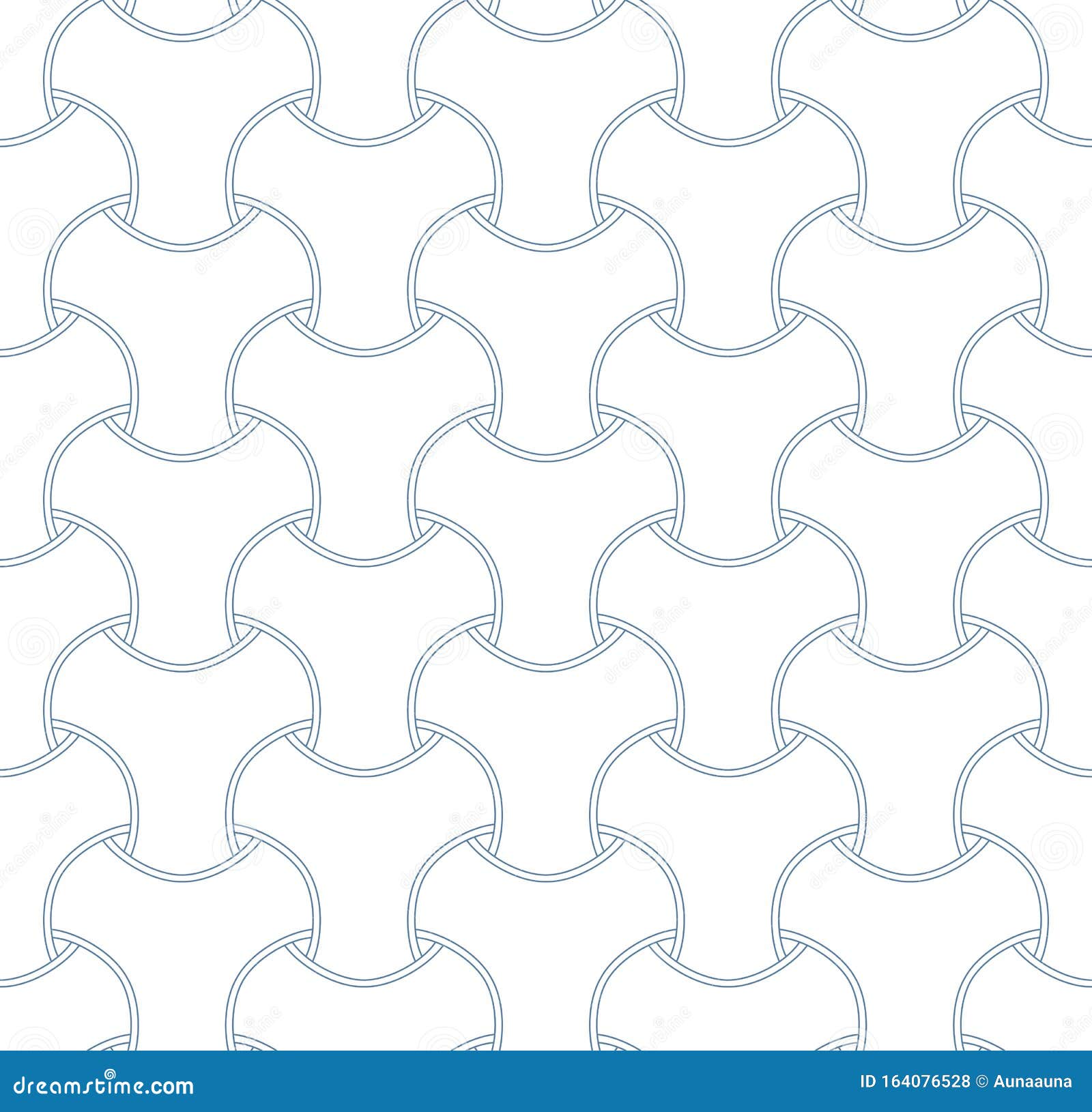 Seamless Linear Pattern in Blue Color. Stock Vector - Illustration of ...