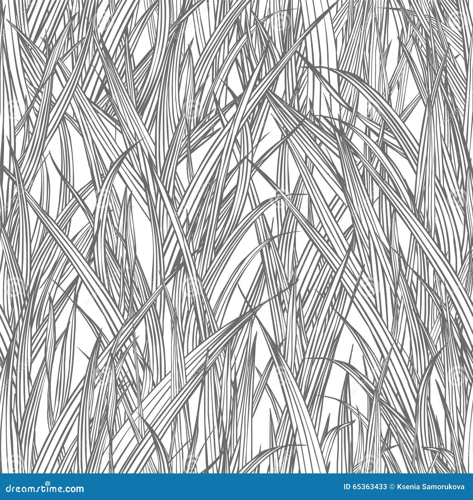 Seamless Linear Pattern Grass Stock Vector Illustration Of Gray