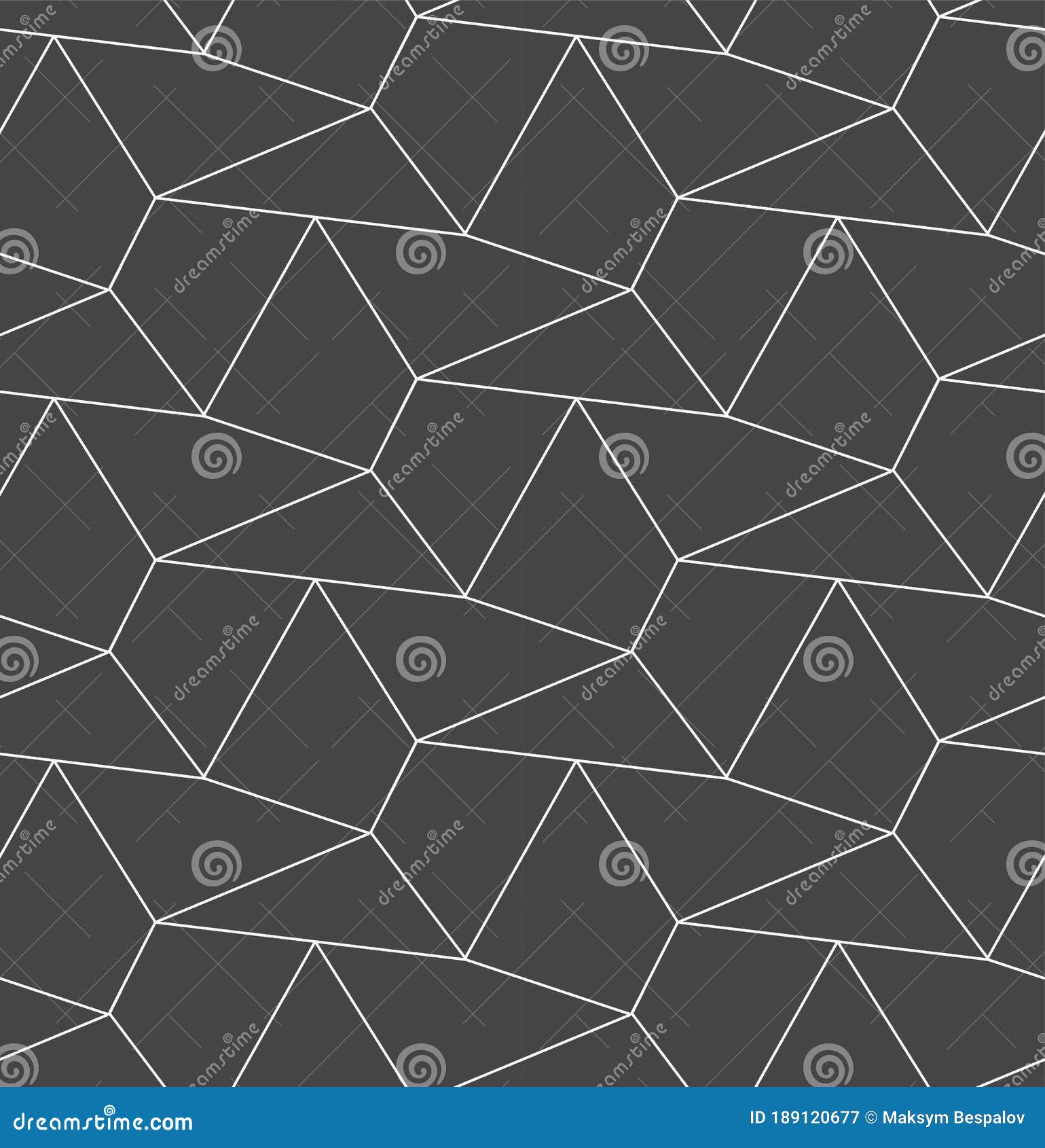 Seamless Linear Vector Polygon Shapes Pattern. Repeat Modern Graphic ...