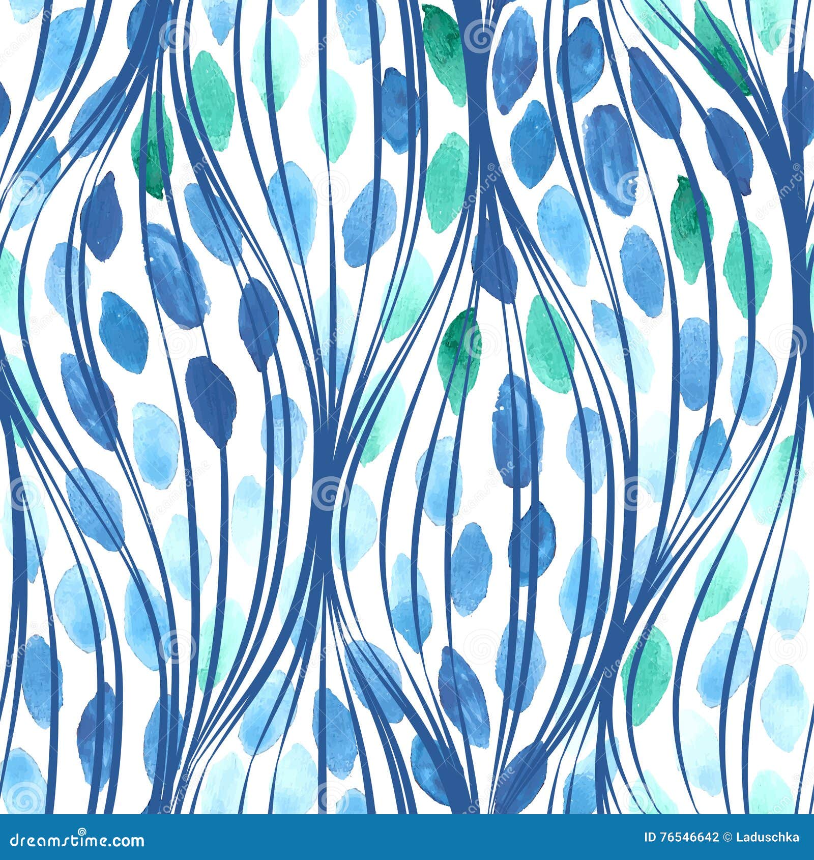 Seamless Linear Waves Pattern Stock Vector - Illustration of pattern ...