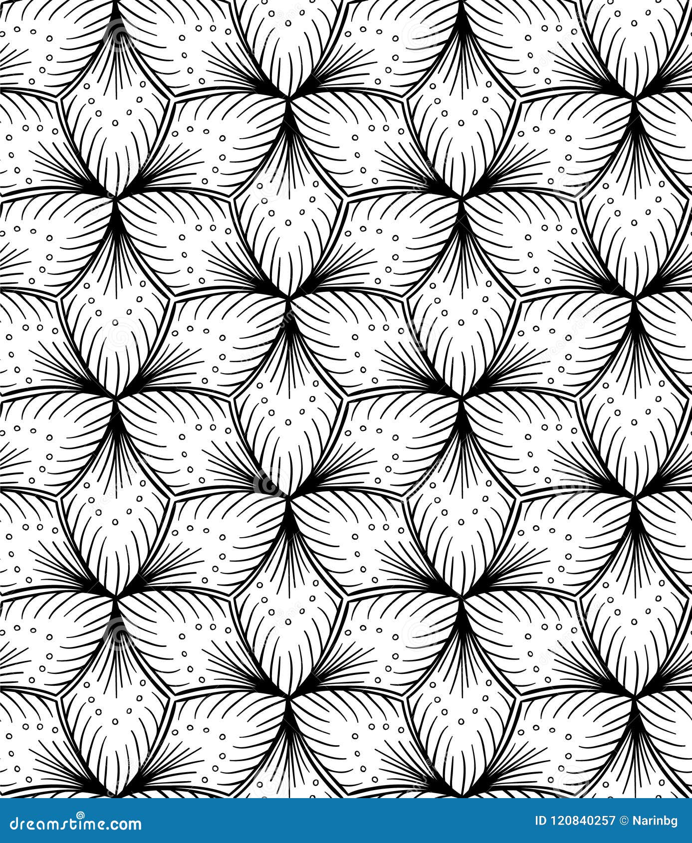 Seamless lined pattern stock vector. Illustration of design - 120840257