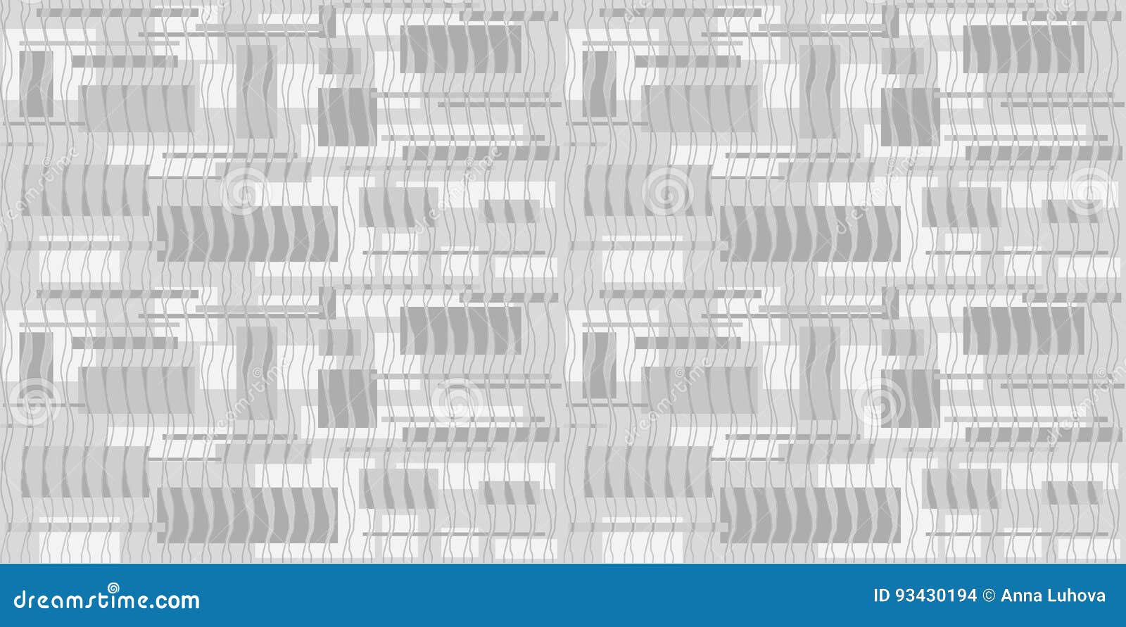 Seamless Lines and Rectangles Grey Stock Vector - Illustration of curve ...