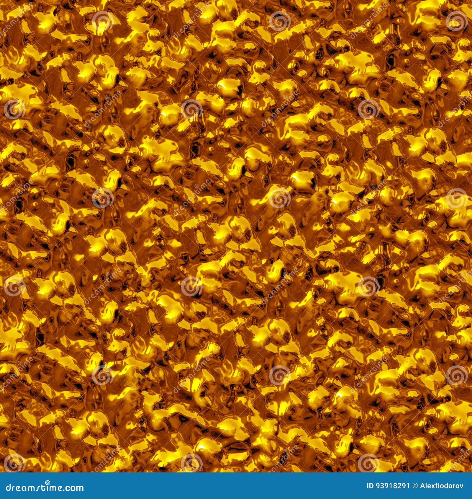 Seamless Liquid Gold Texture Background. Stock Image - Image of fluid ...