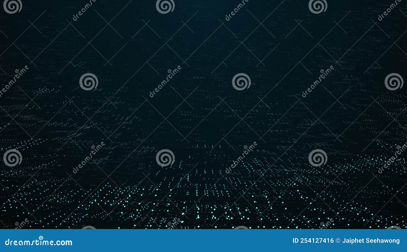 Seamless Loop Abstract Big Data Dot Digital Particle Field Technology Background Stock Footage ...