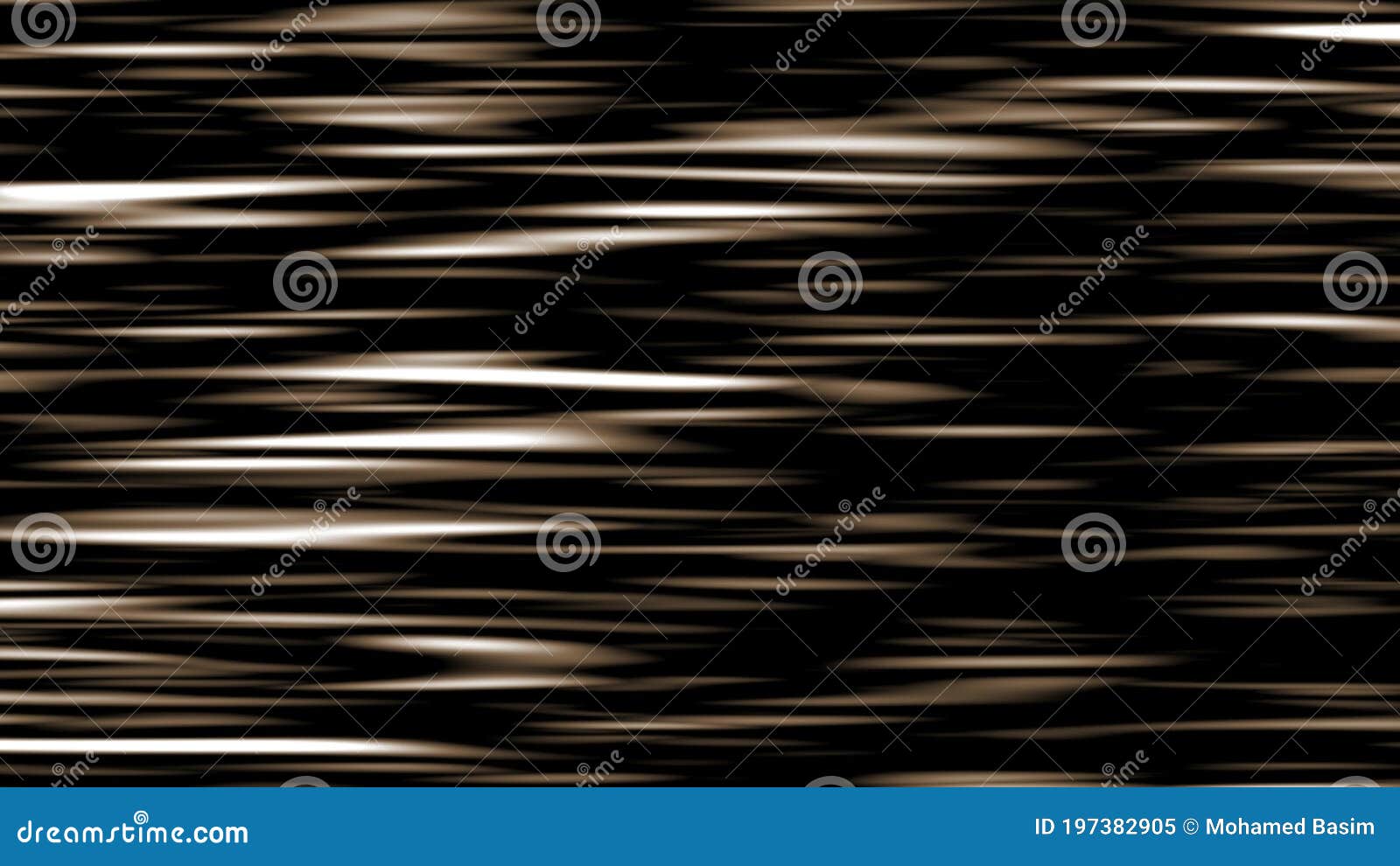 Seamless Loop of Animation of Glowing Horizontal Lines Streaming Across ...