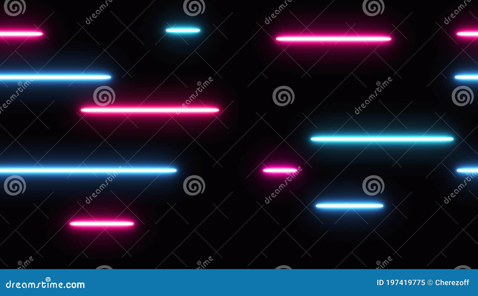 Seamless Loop Animation of Glowing Lines Moving Across the Screen Stock ...