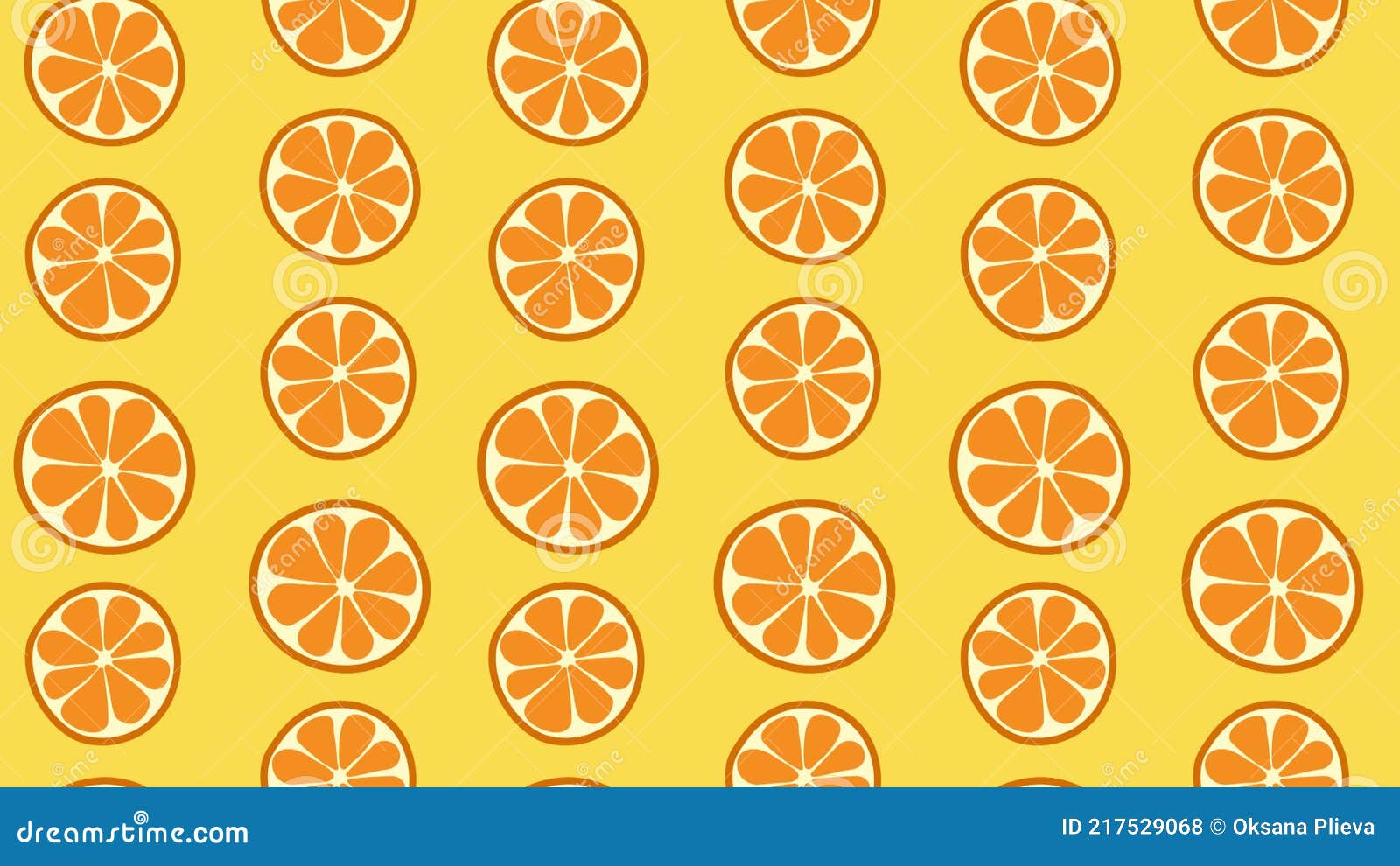 Seamless Loop Animation of Orange Slices Image. Rotation Citrus on a ...