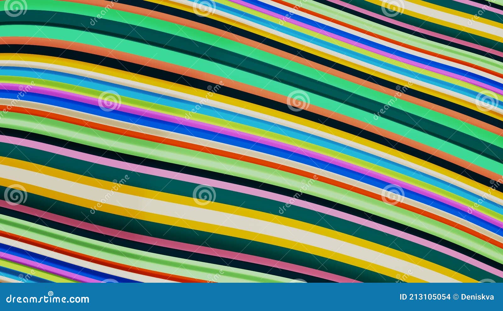 Beautiful Wavy Lines Abstract Backdrop, Colorful Background Stock ...