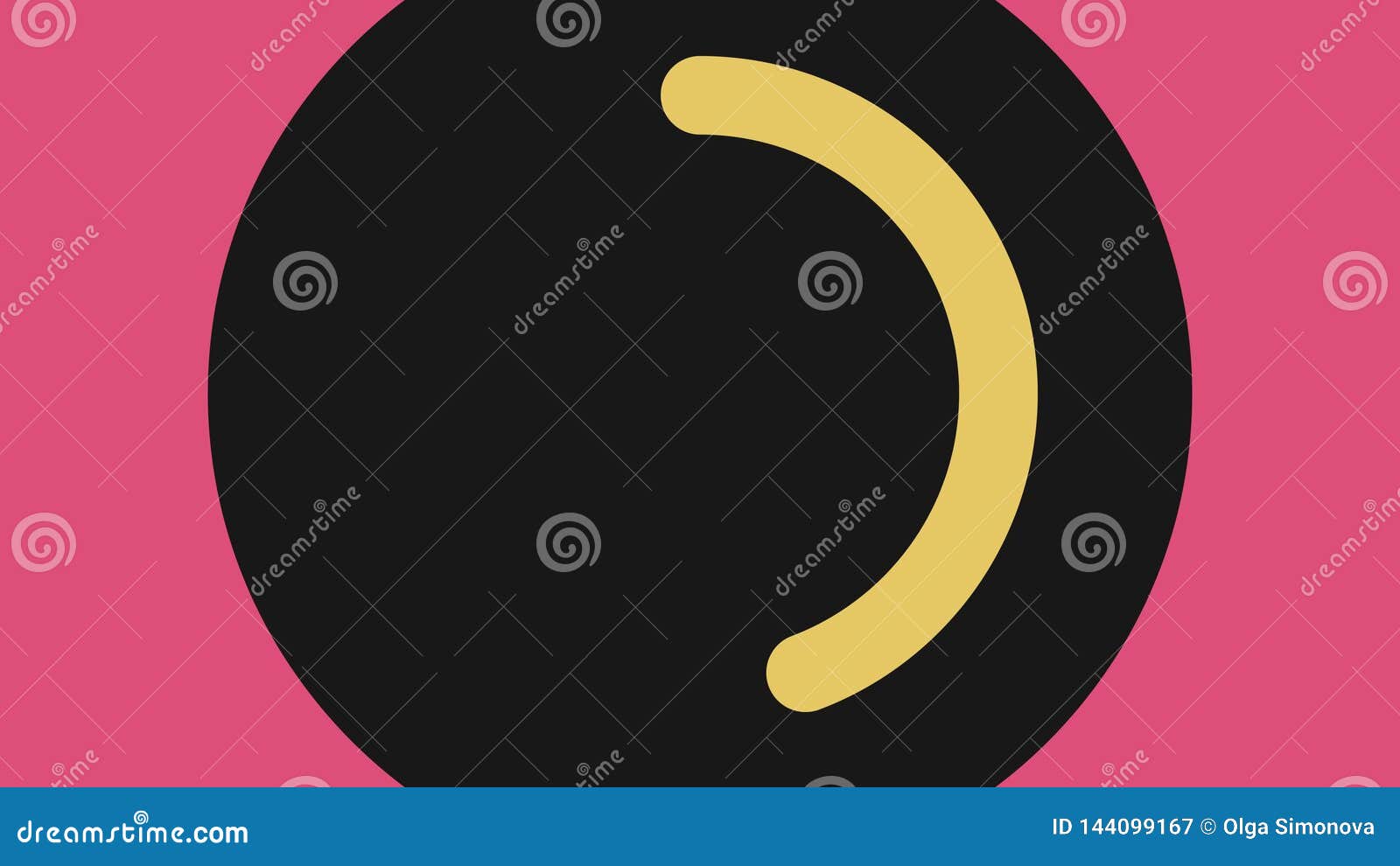 Seamless Loop of Circle Cartoon Transitions. Stock Video - Video of ...
