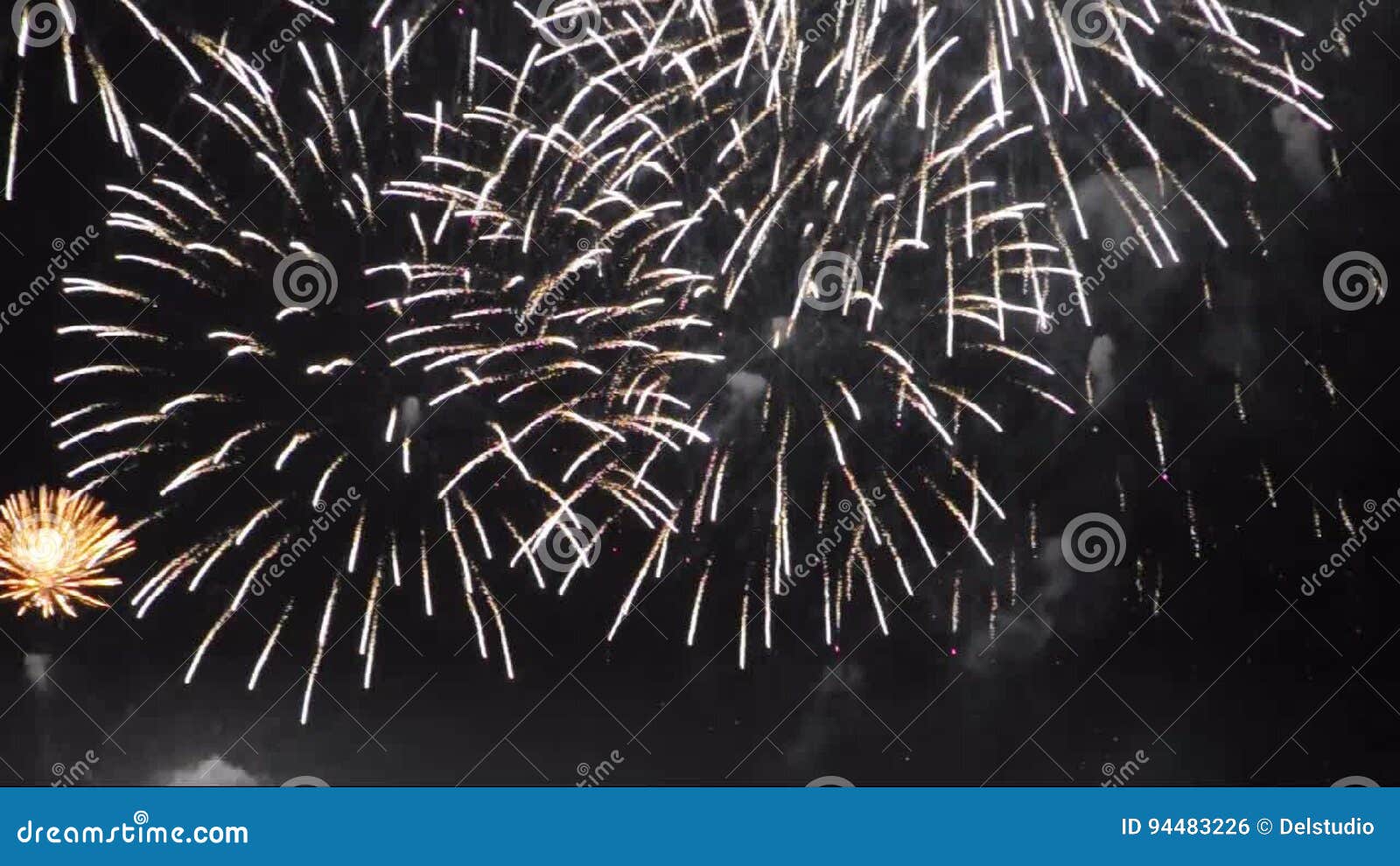 Seamless Loop of Fireworks HD Video Stock Footage - Video of explode ...