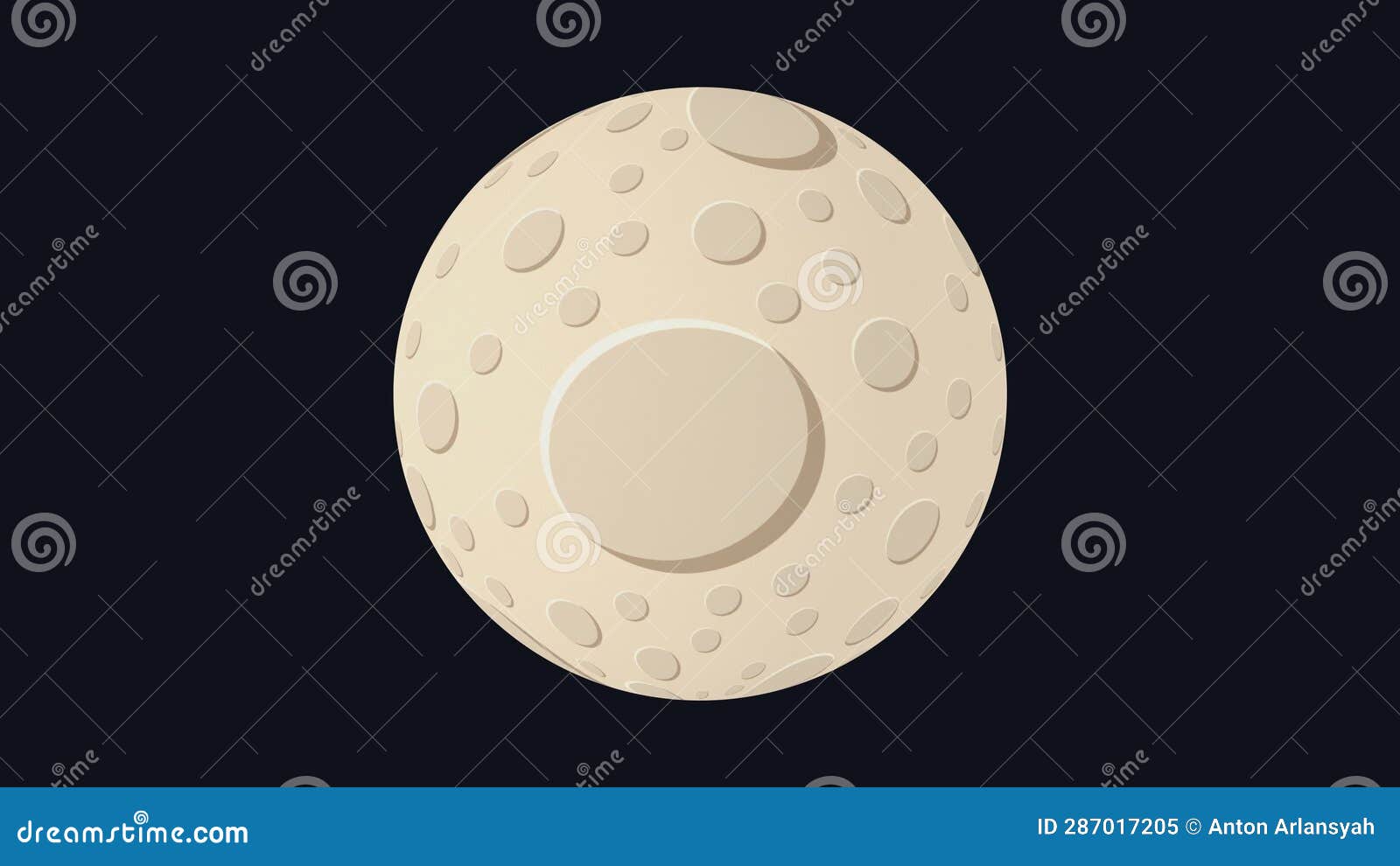 Seamless Loop Footage of Moon, 360 Degree Spinning Moon on Isolated ...