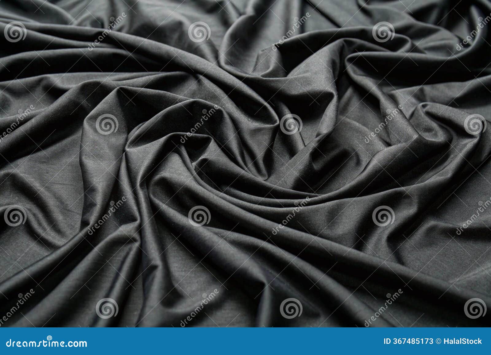 Black Crinkle Fabric Texture Seamless Loop Stock Photo | CartoonDealer ...
