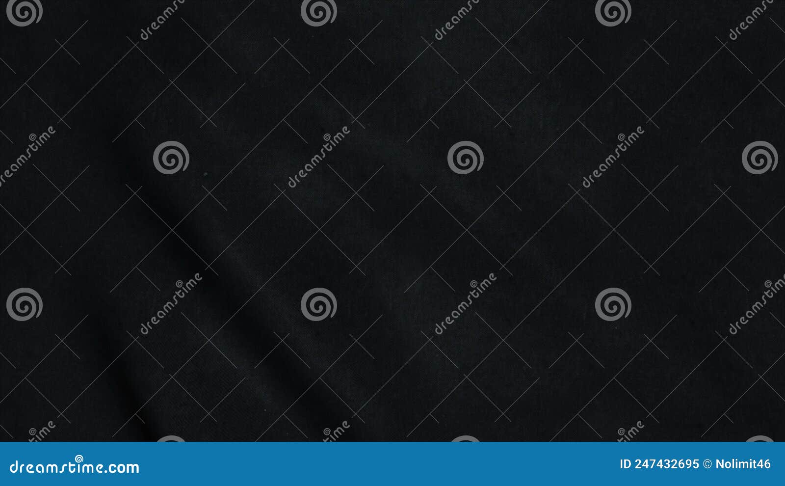 Seamless Loop with Highly Detailed Black Fabric Texture Stock ...