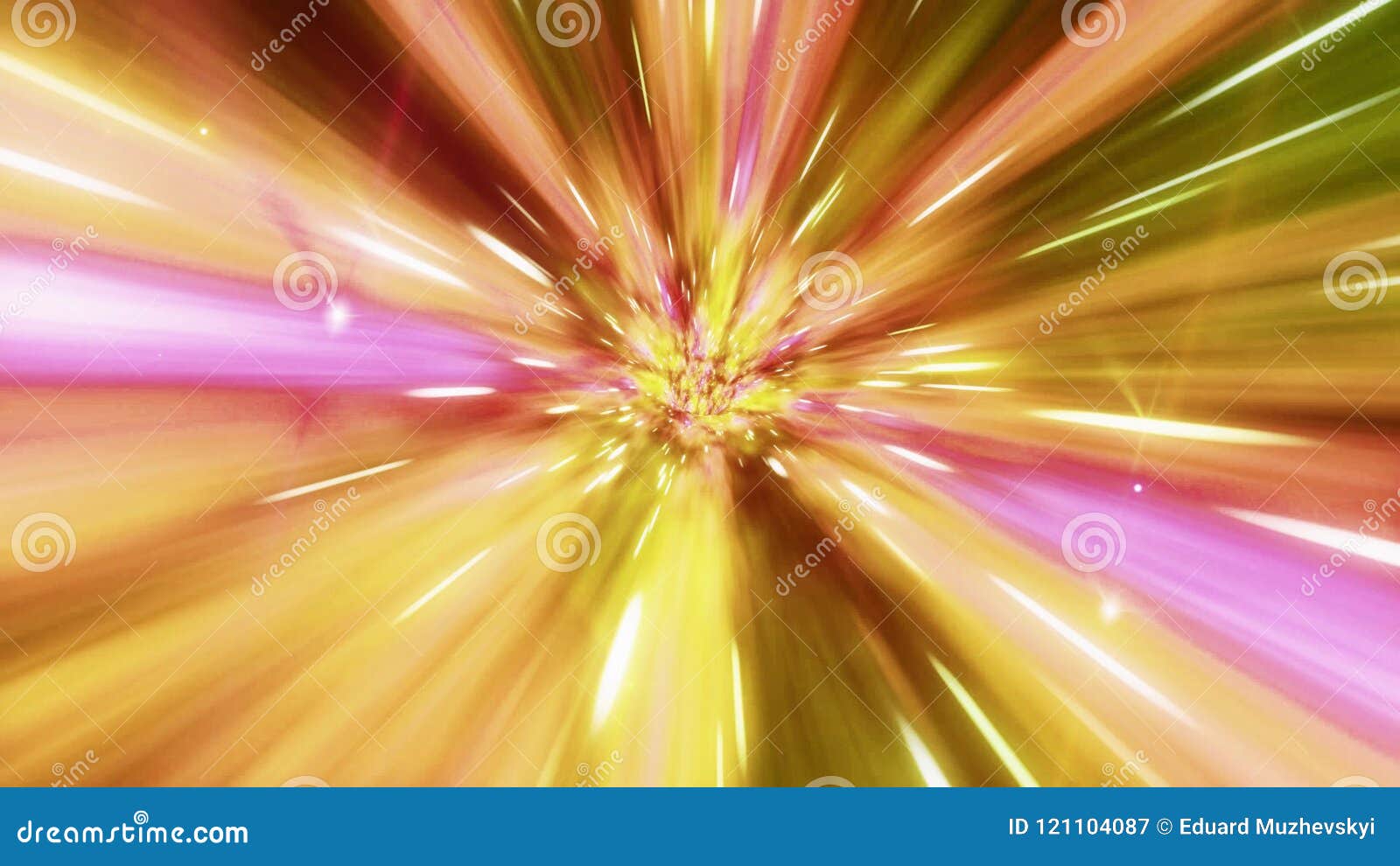 Seamless Loop of Interstellar Travel through a Yellow Wormhole Filled ...