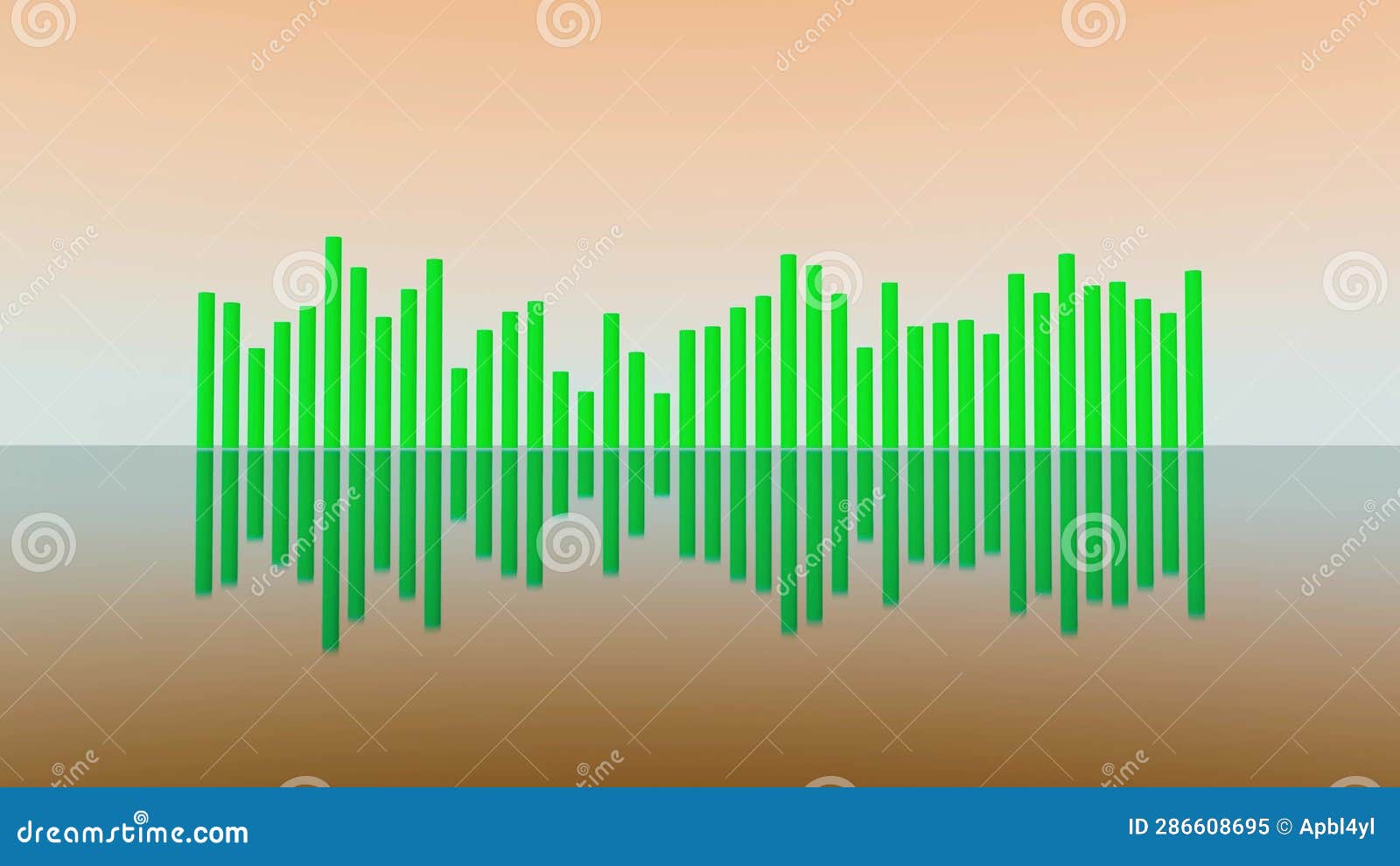 Seamless Loop Multicolored Audio Spectrum Visualizer. Soundwave Effect. Music Visualizer ...