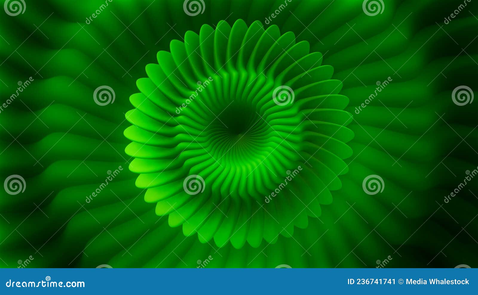 Seamless Loop Pattern with the Circular Shape Resembling an Opened ...