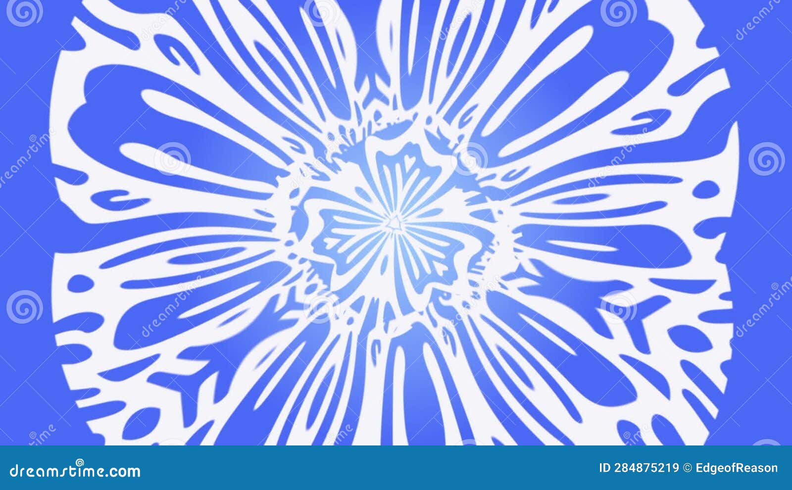 Seamless Loop Whimsical Spinning Blue V1 Circular Gel Vertical Video ...