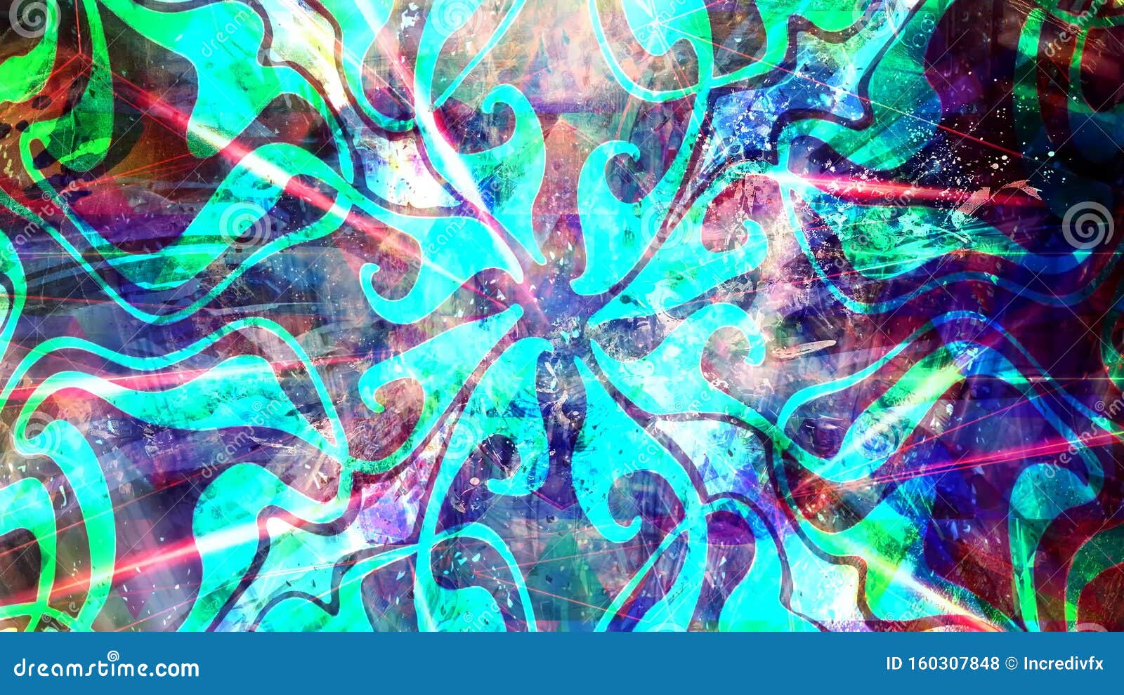 Trippy Psychedelic Wavy Patterns Zooming in and Out - 4K Seamless Loop ...