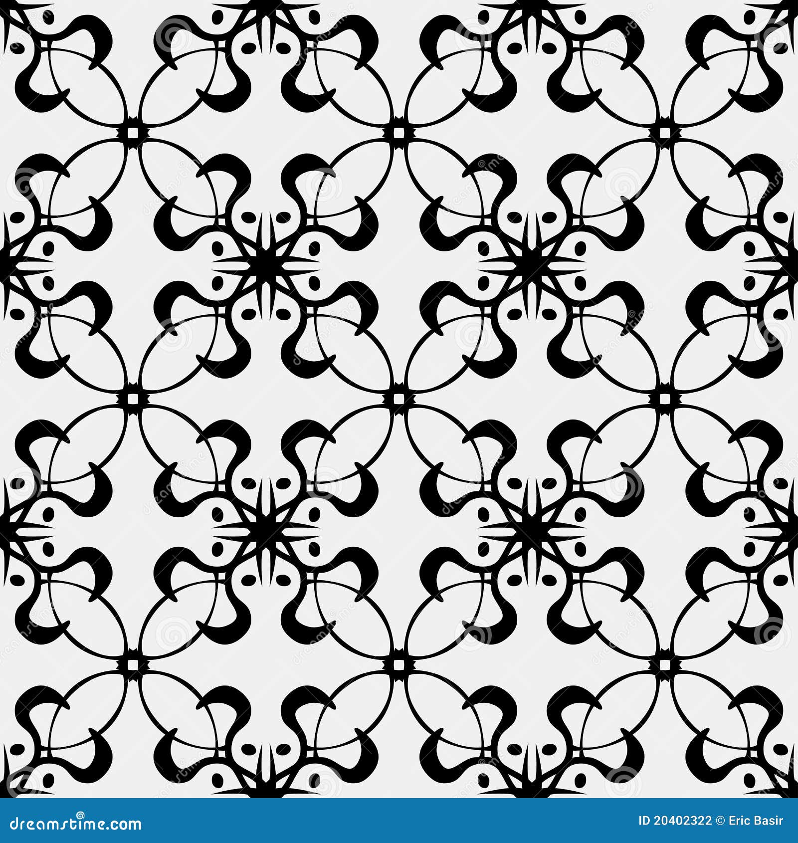 Seamless Loops and Curves stock vector. Illustration of curve - 20402322