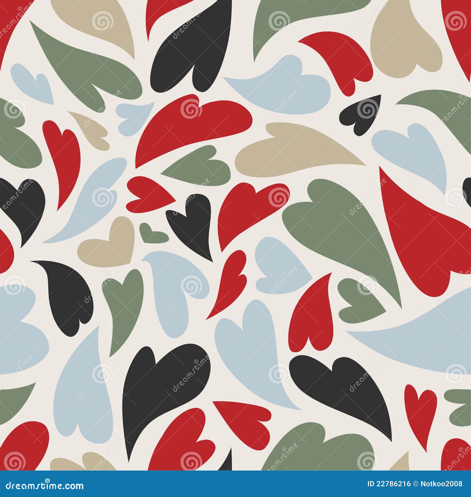 Seamless love pattern stock vector. Illustration of abstract - 22786216