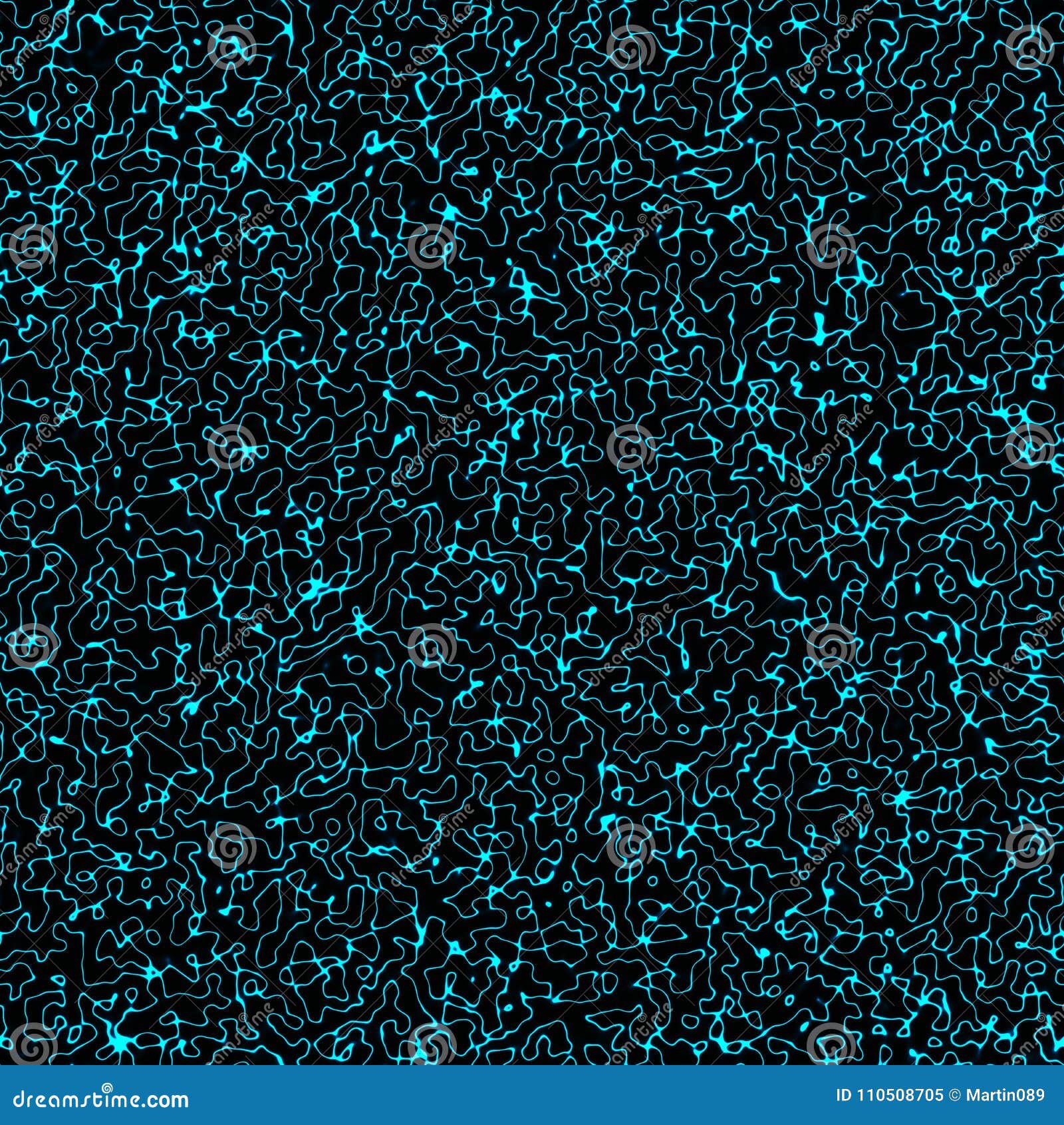 Seamless Luminous Texture on Dark Background Stock Illustration ...