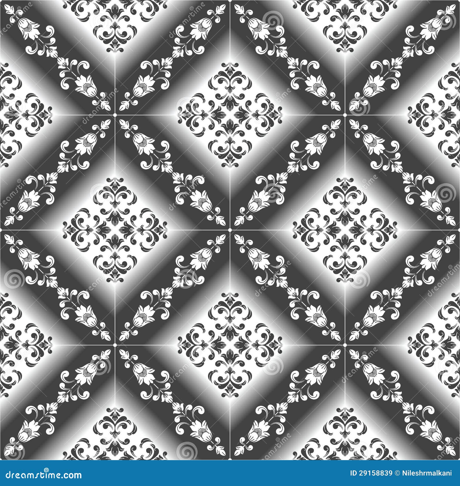 Seamless Luxurious Wallpaper-Background Stock Vector - Illustration of ...