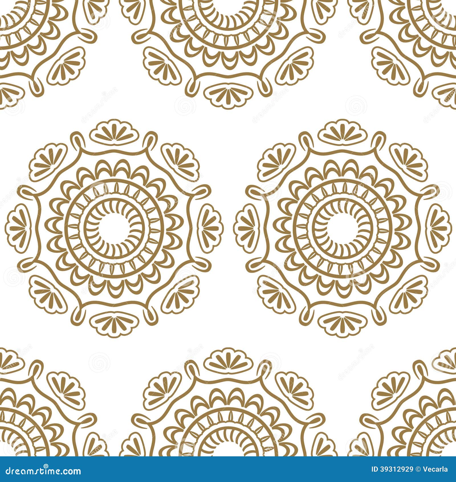 Seamless luxury pattern stock vector. Illustration of revival - 39312929