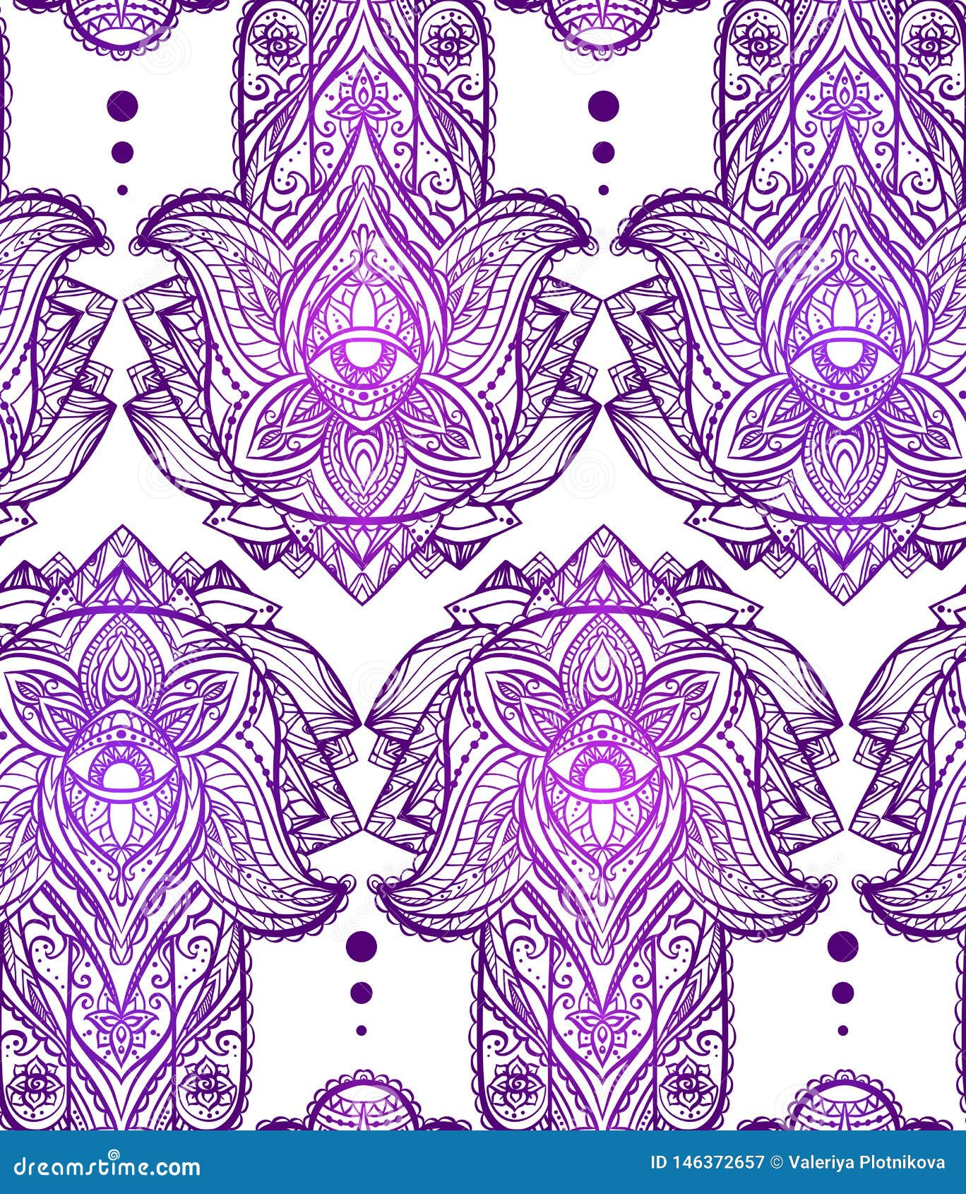 Seamless Magic Pattern. Magic Snitch, Flying Broom And Boiling Potion ...