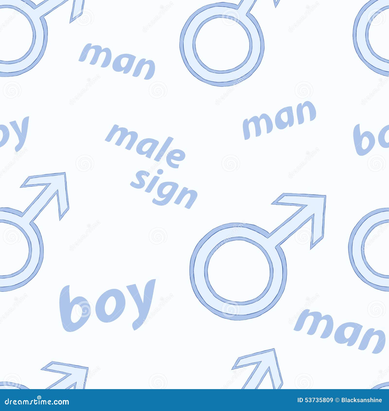 Seamless Male Pattern Cartoon Vector | CartoonDealer.com #53177603