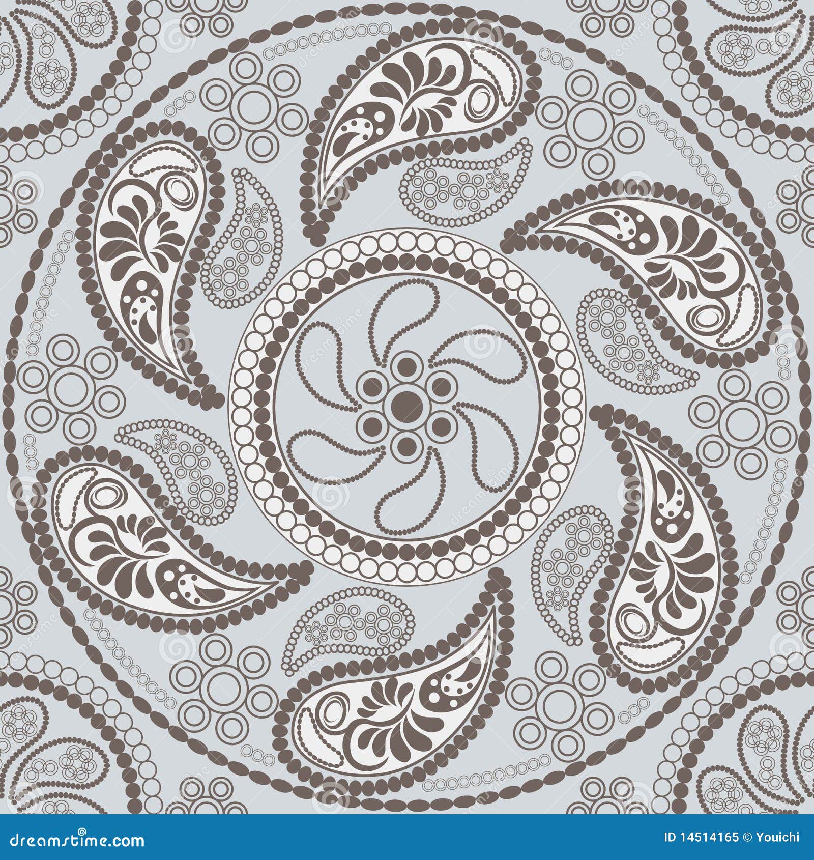 Seamless mandala pattern stock vector. Illustration of craft - 14514165