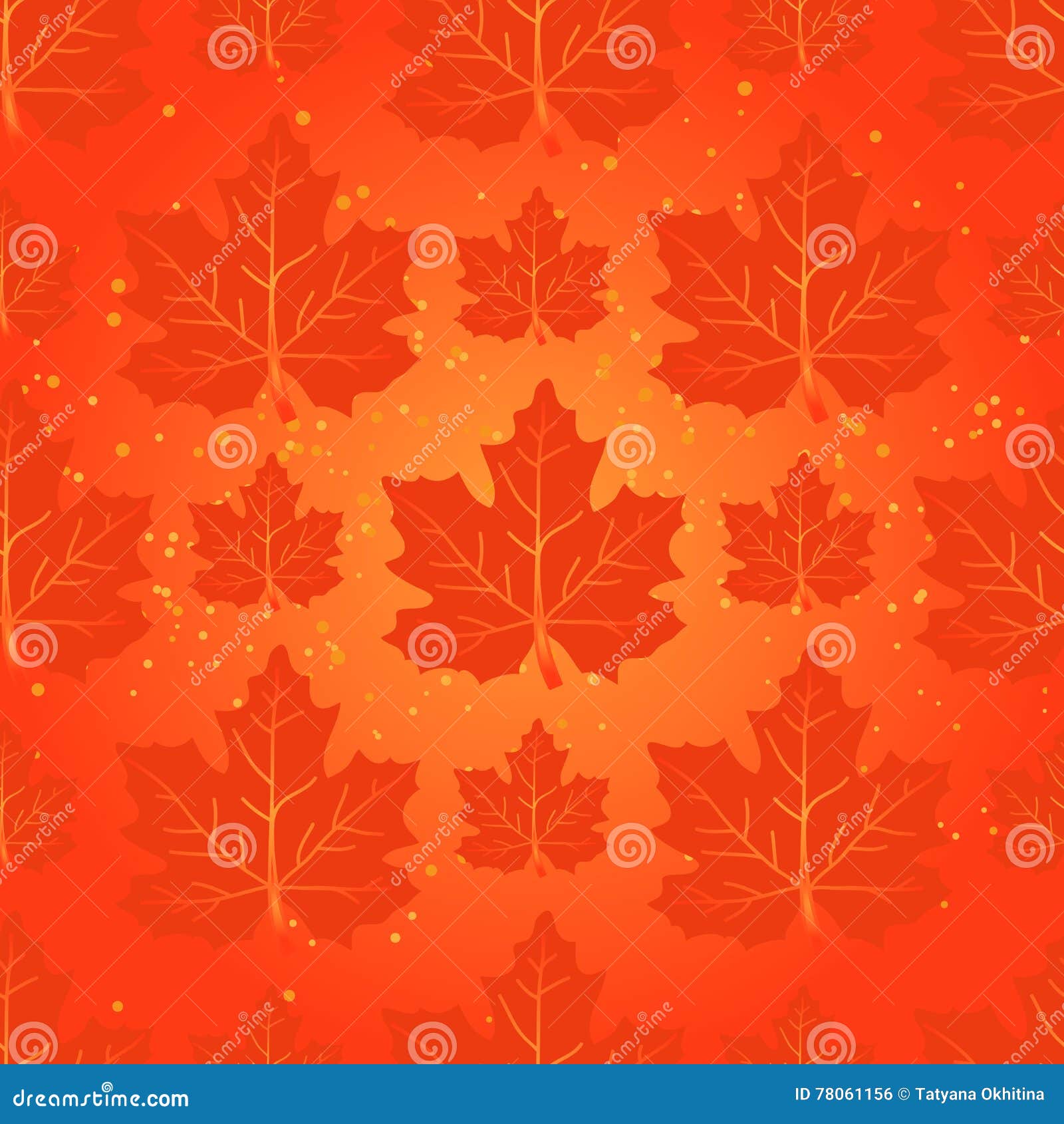 Seamless maple leaf stock vector. Illustration of element - 78061156