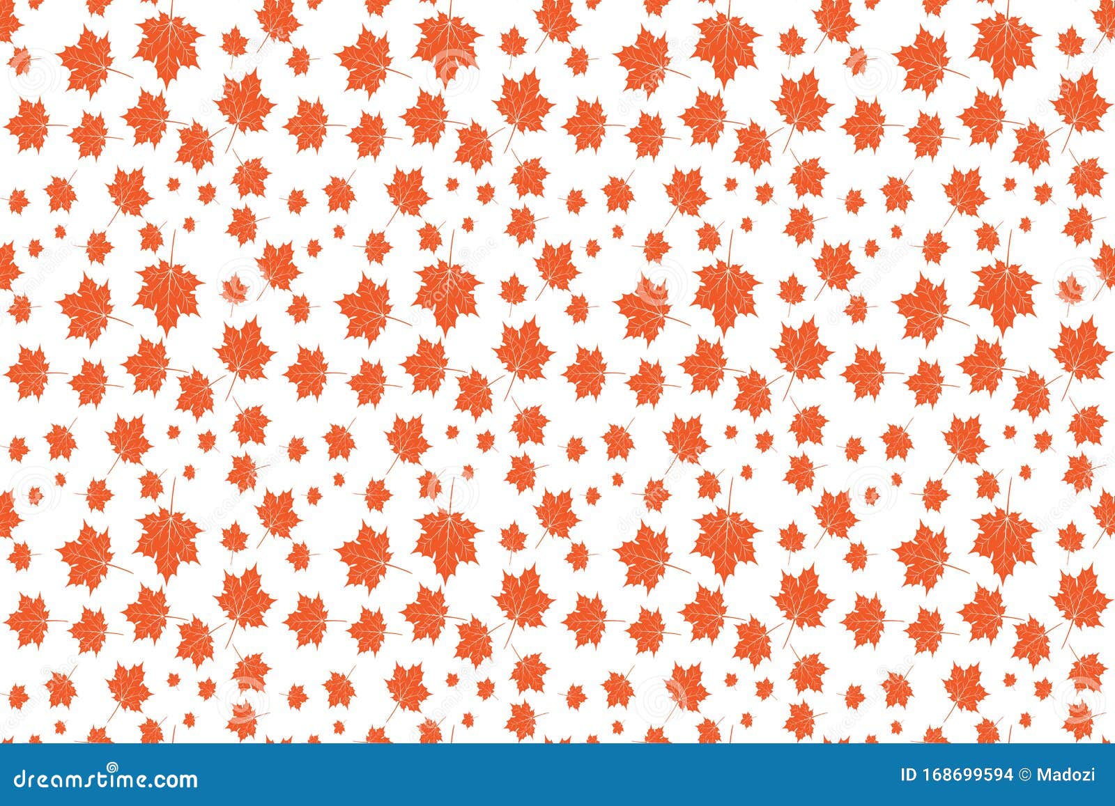 Seamless Maple Leaves Pattern Background Stock Vector - Illustration of ...