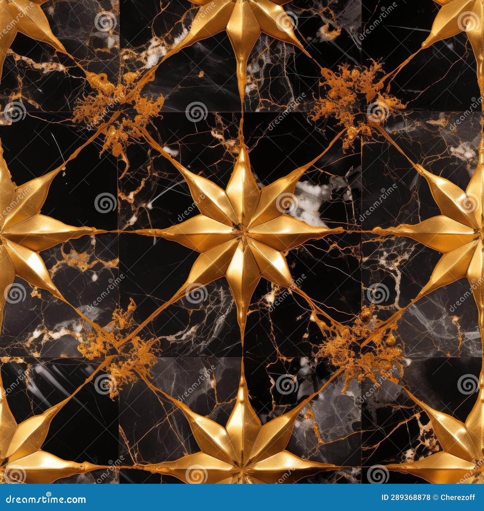 Seamless Marble and Gold Texture Stock Photo - Image of texture ...