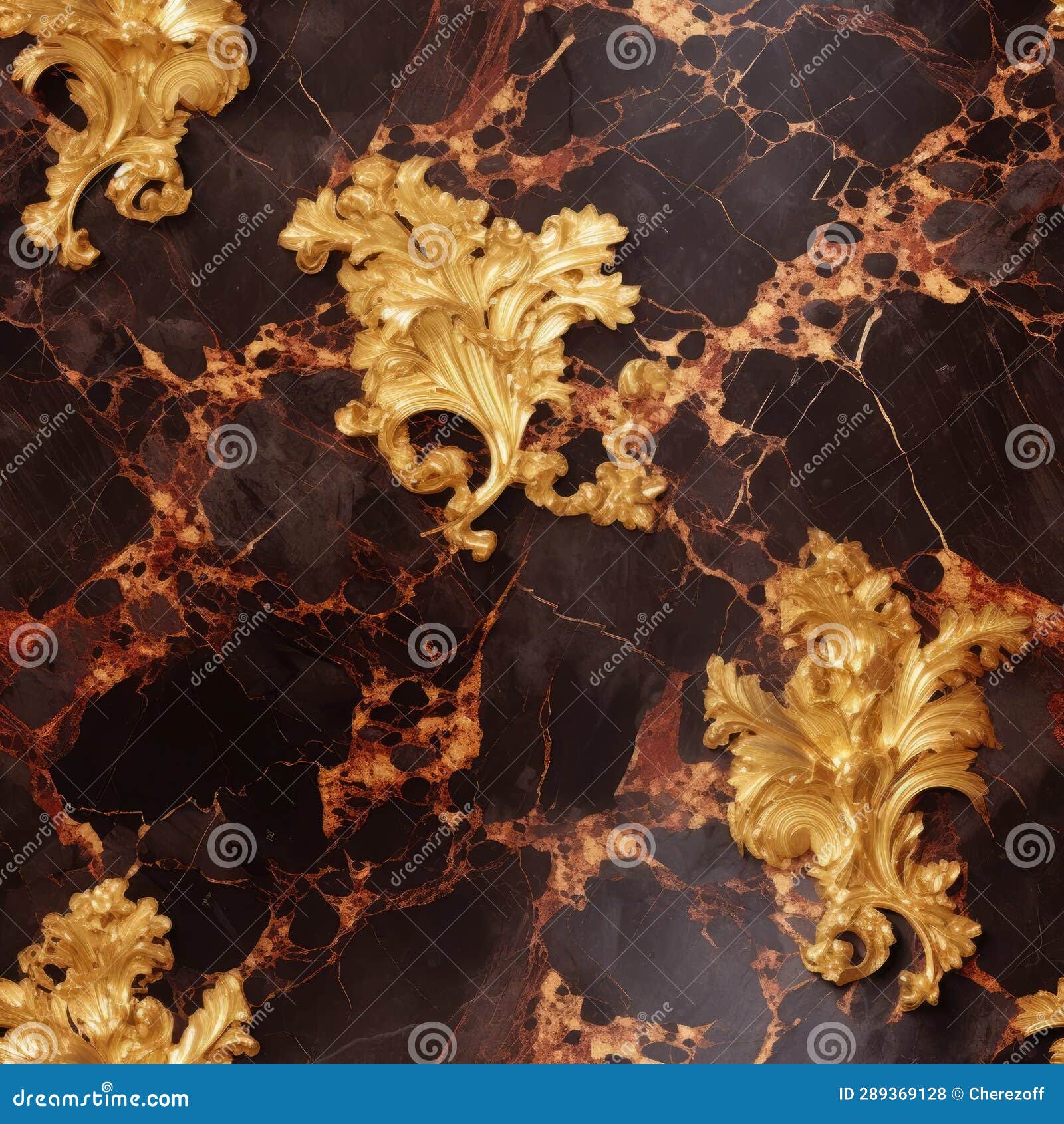 Seamless Marble and Gold Texture Stock Photo - Image of interior ...