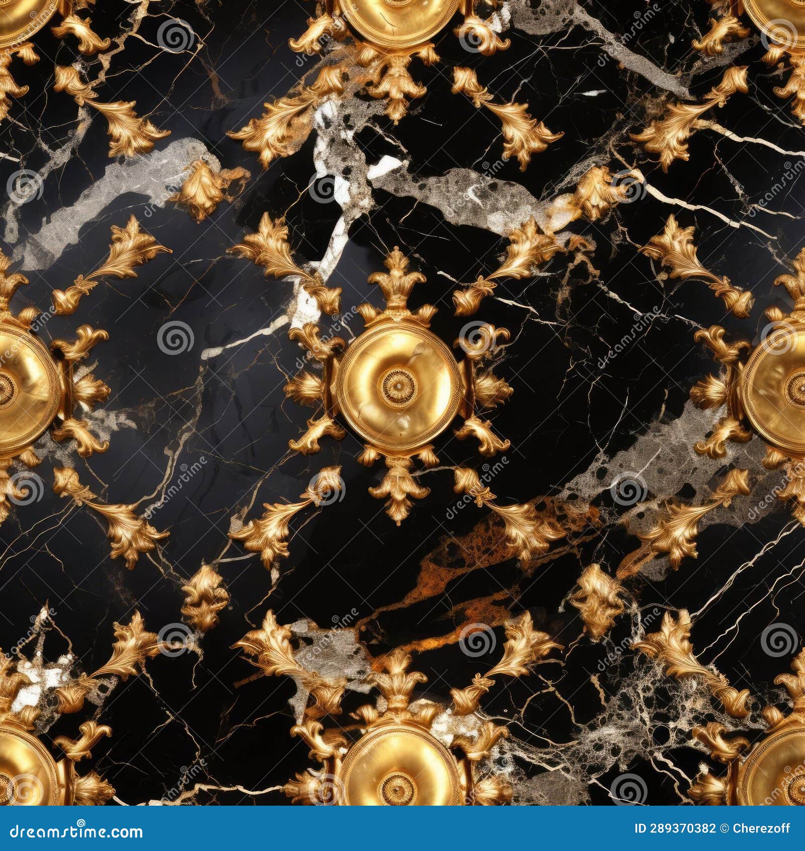 Seamless Marble and Gold Texture Stock Photo - Image of abstract ...