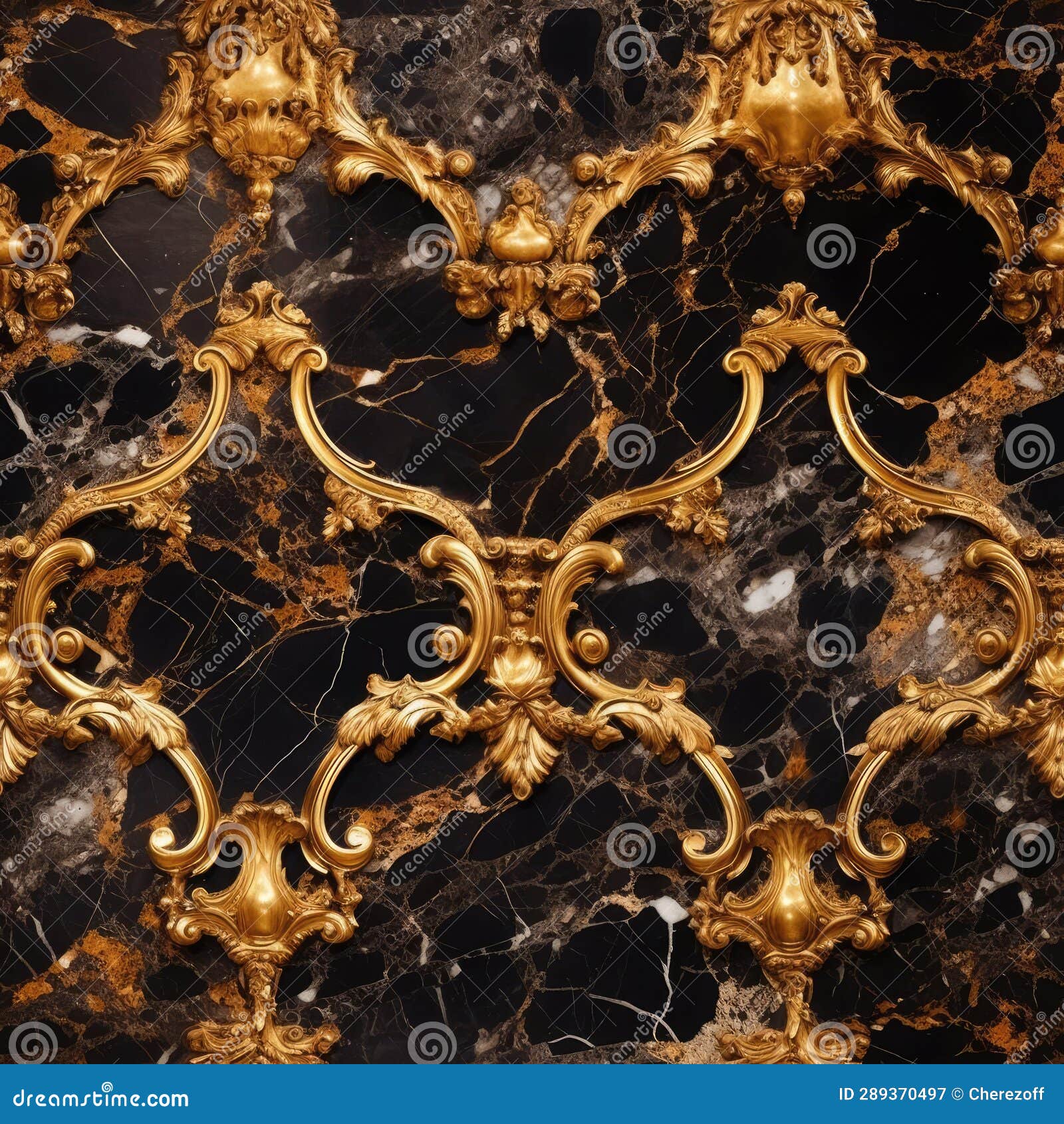 Seamless Marble and Gold Texture Stock Image - Image of oriental, gold ...