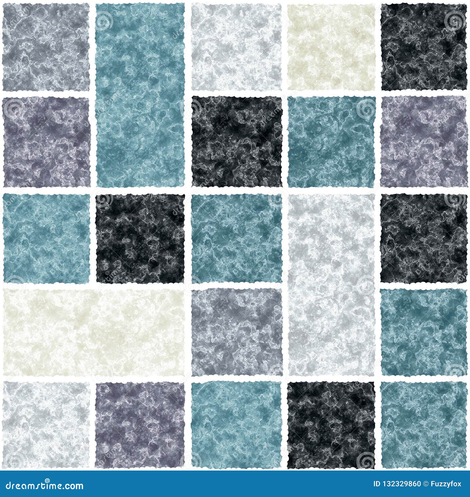 Seamless Marble Granite Stone Tile Pattern Stock Illustration ...