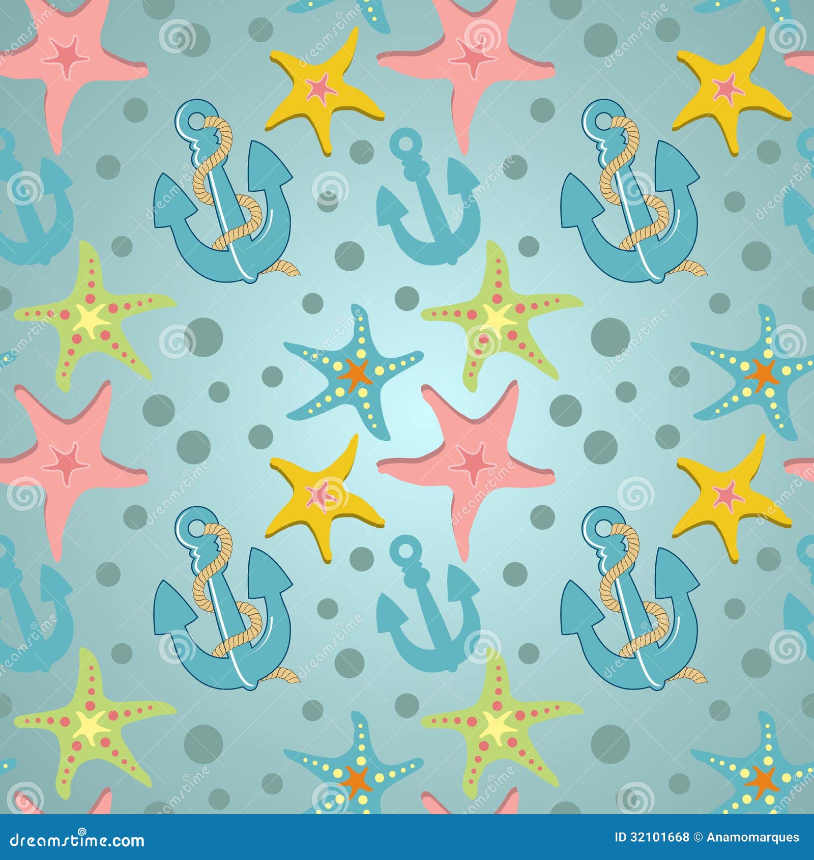 Seamless marine pattern stock vector. Illustration of holiday - 32101668