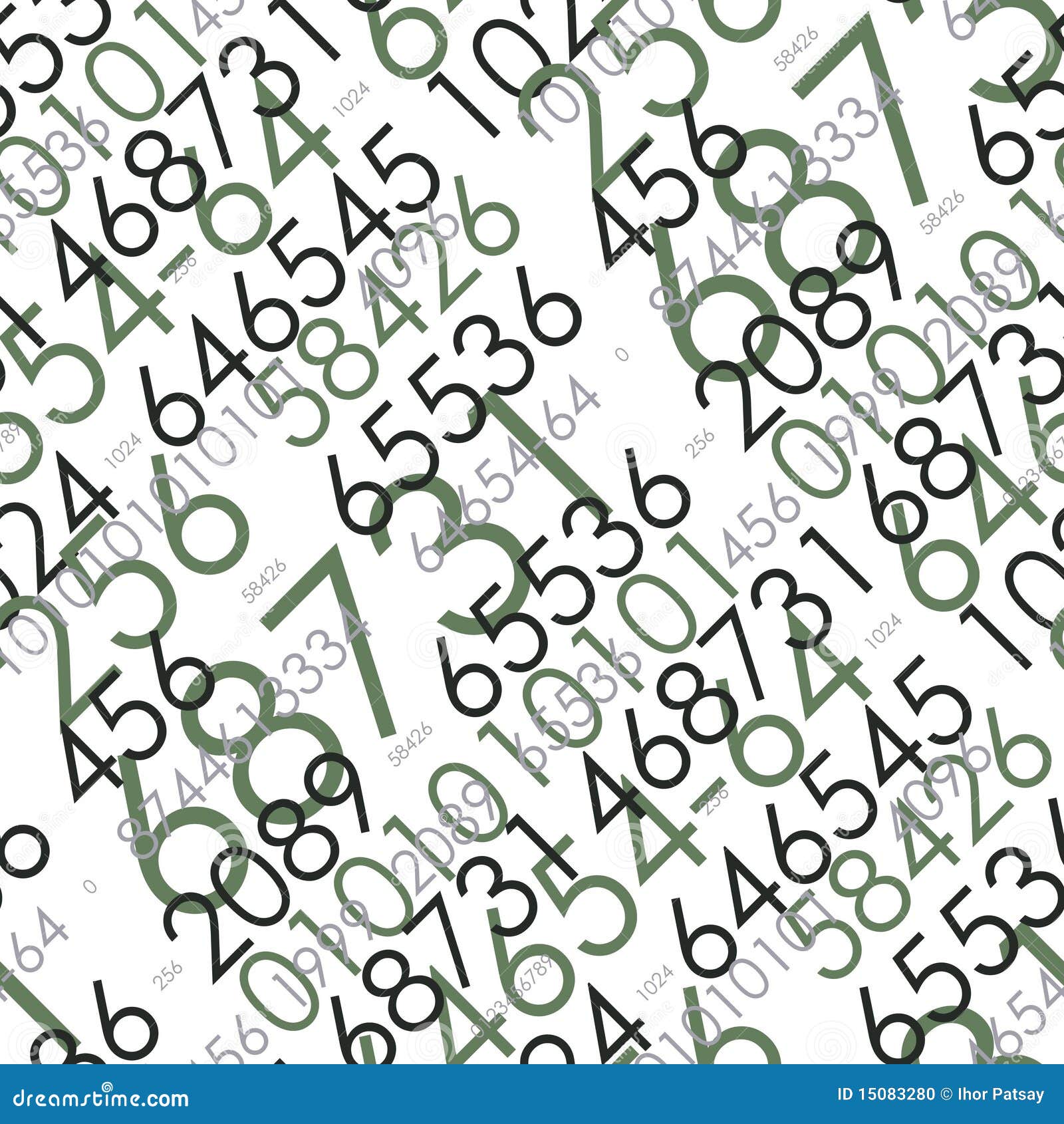 Seamless Mathematical Pattern Stock Vector - Illustration of formula ...