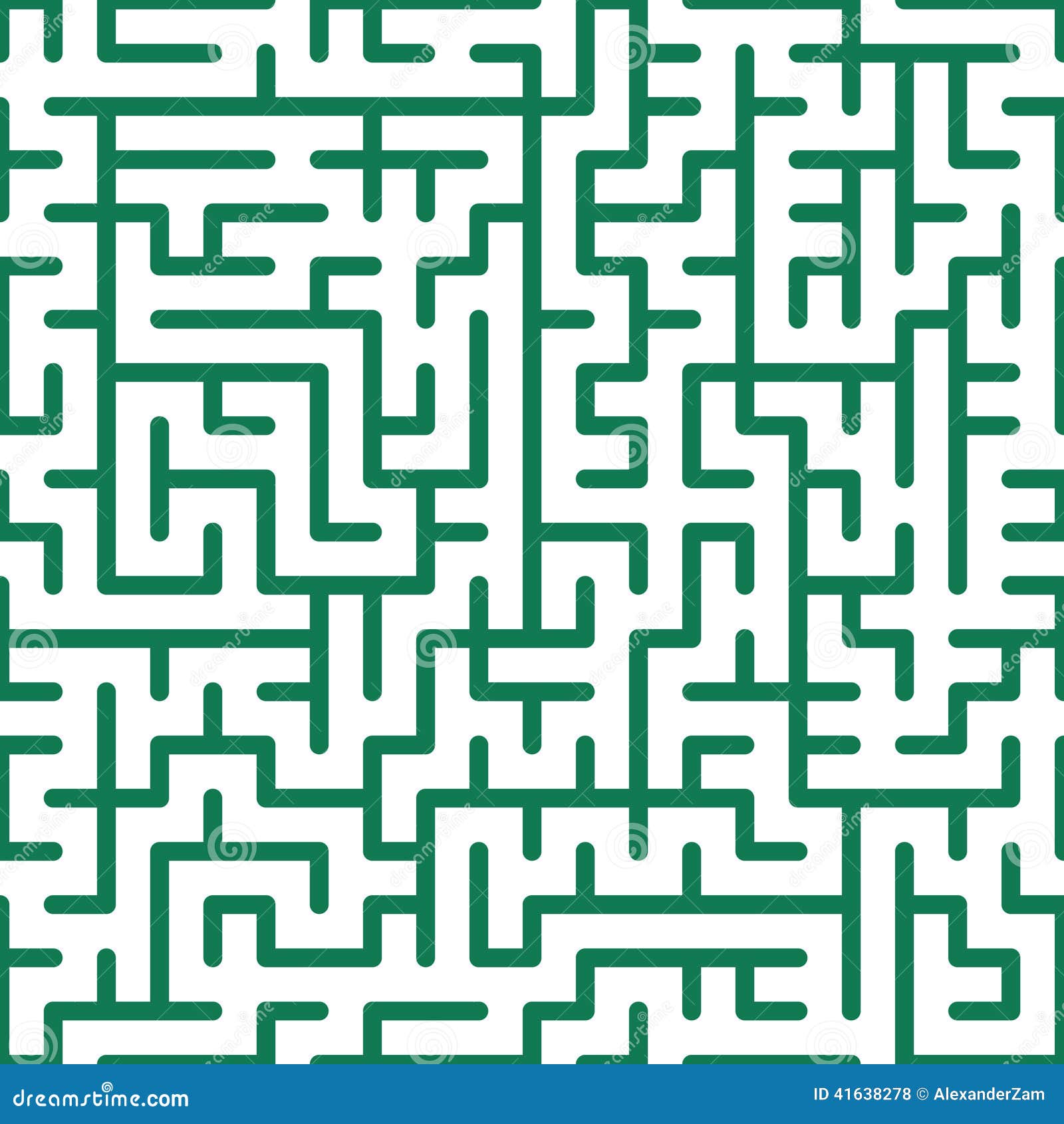 Seamless maze stock vector. Illustration of path, escape - 41638278